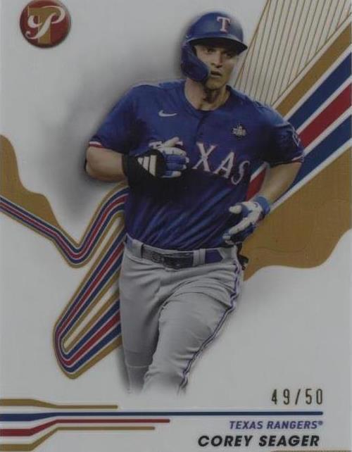 2024 Topps Pristine - Corey Seager #224 Gold Refractor /50 for sale ...
