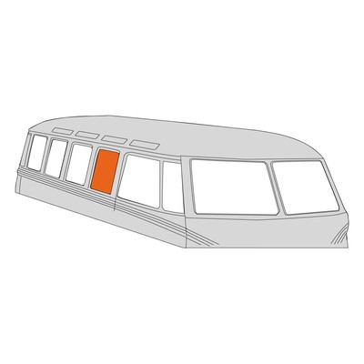 1950-1967 VW Bus Side Window Stationary Glass, (Each) | eBay