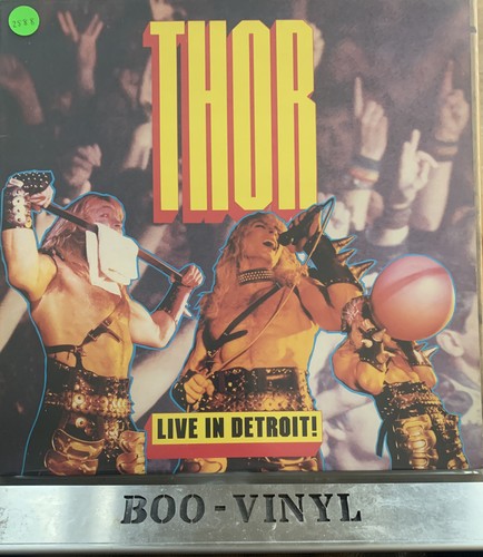 Thor Live In Detroit Vinyl UK 1985 Raw Power 1st Press A1/B1 Heavy Rock ...