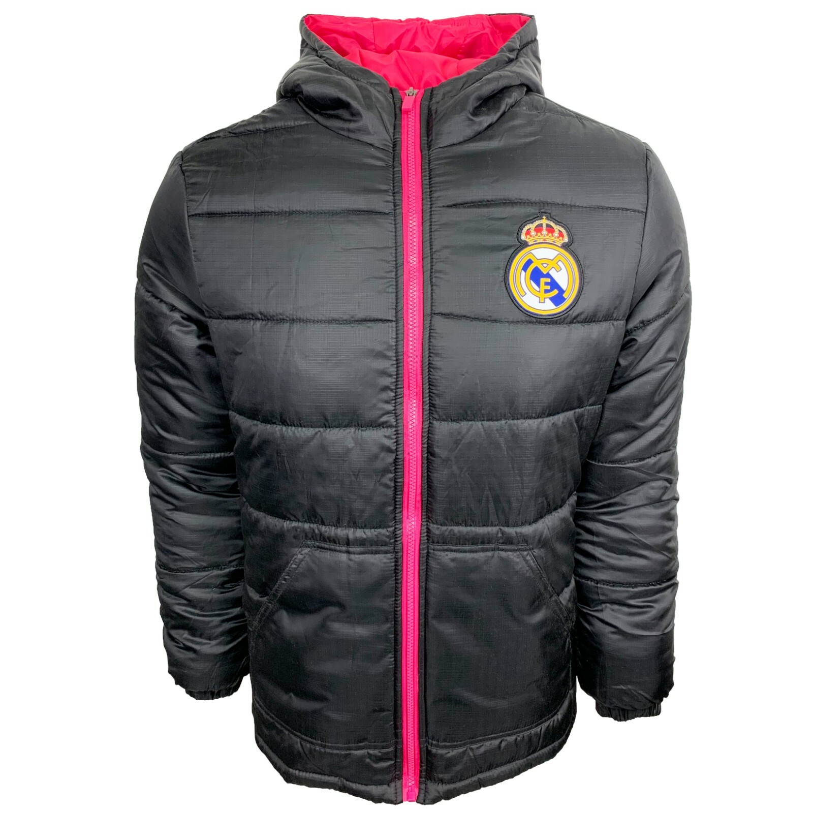 Real Madrid Padded Jacket - Official Rhinox Merchandise - Winter Wear ...