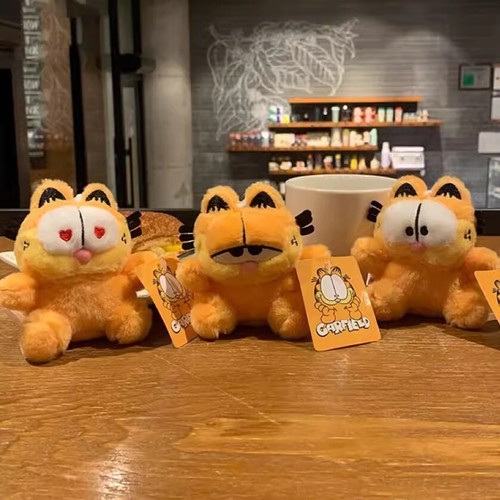 Cartoon Ford Garfield Plush Key Chain Baby Cat Dolls Toys Pendant Movie ...