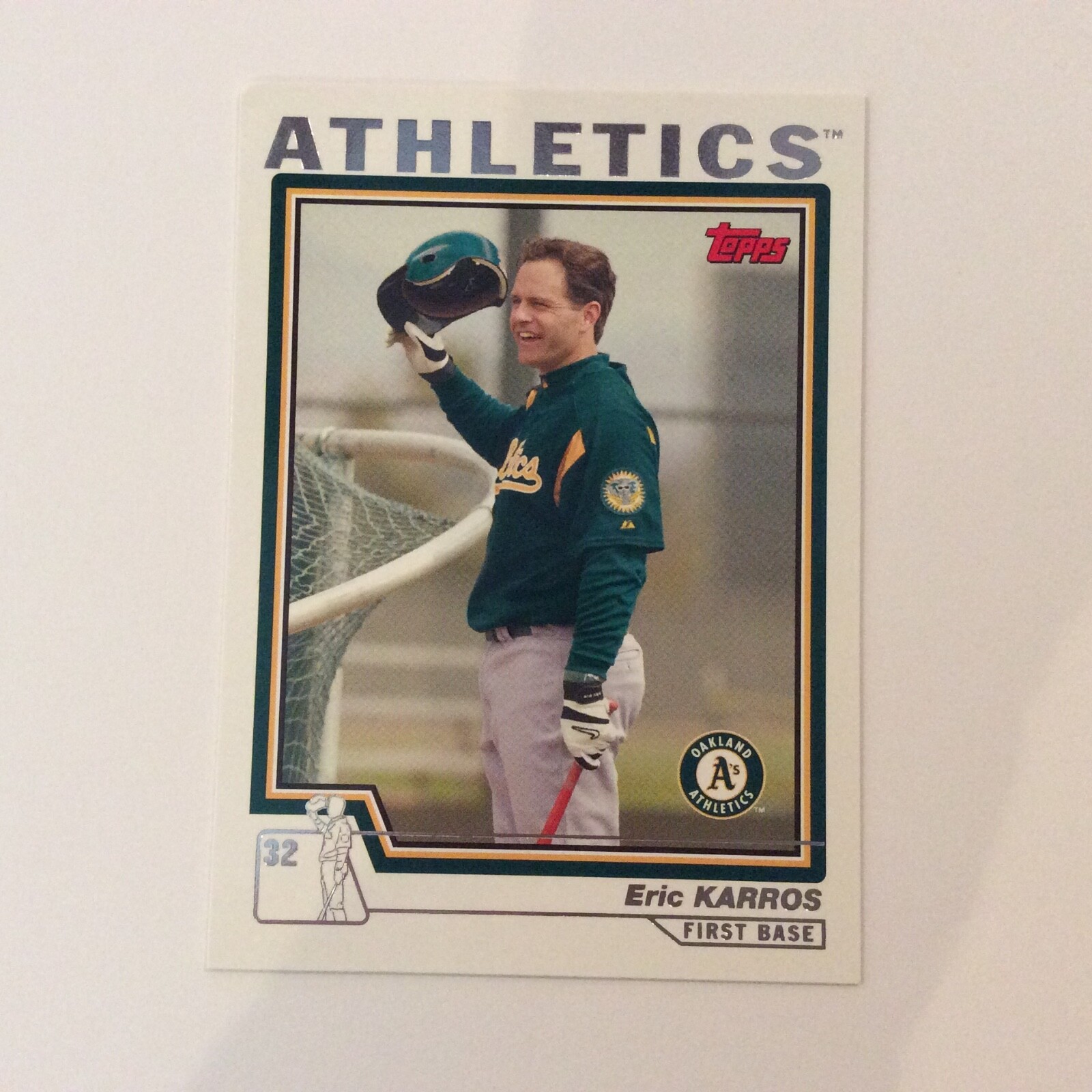 2004 Topps #406 Eric Karros Oakland Athletics | eBay