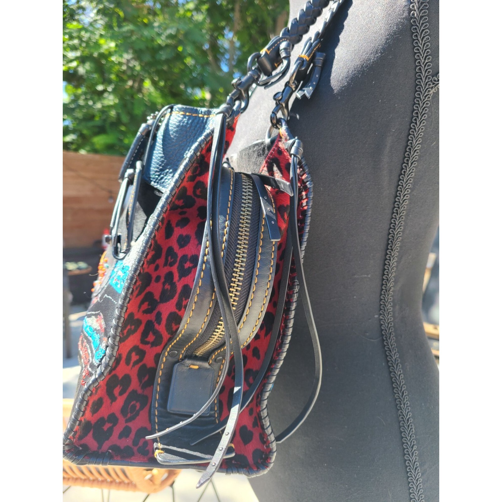 EUC Coach 1941 Rogue 30 Whipstitch Patchwork Leather… - Gem