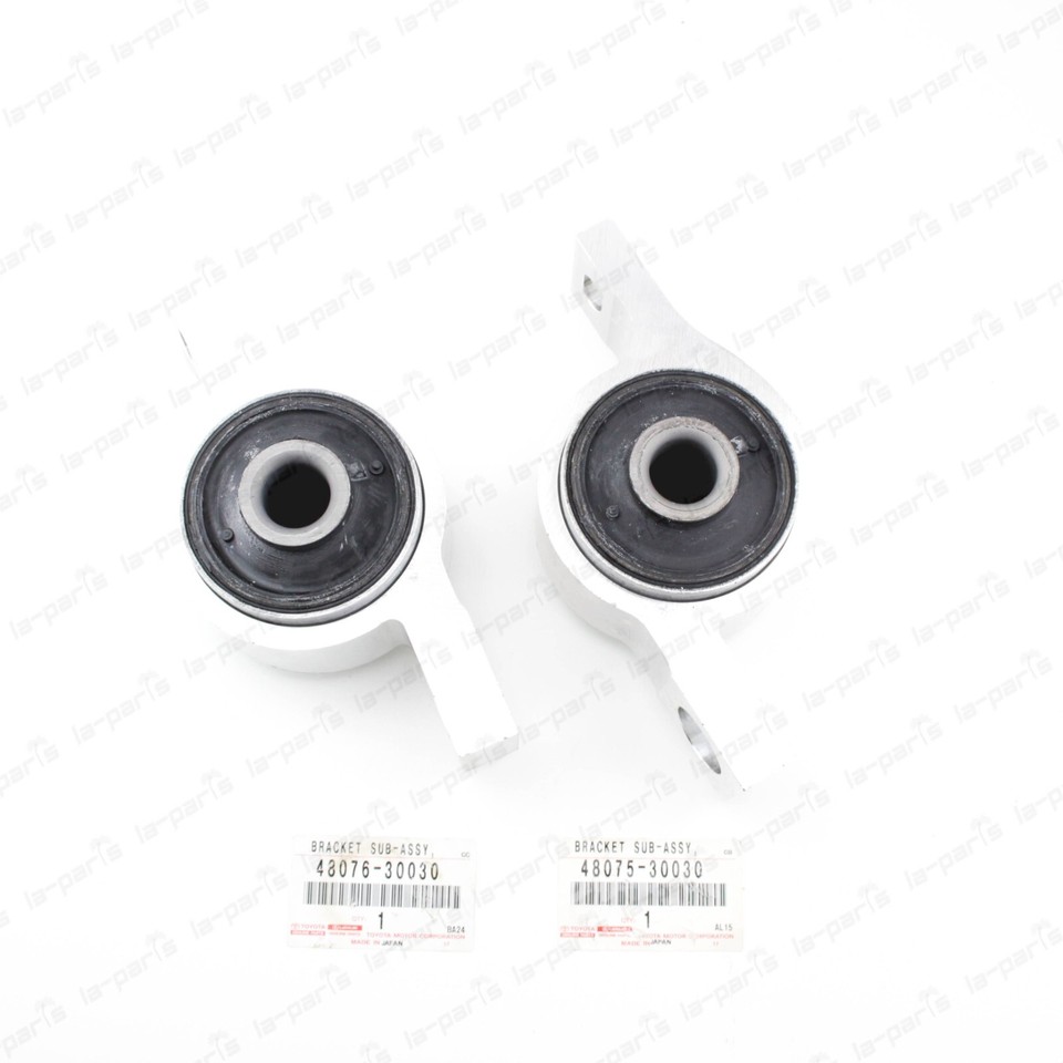 NEW GENUINE LEXUS FRONT LOWER CONTROL ARM BUSHINGS 48075-30030 48076 ...