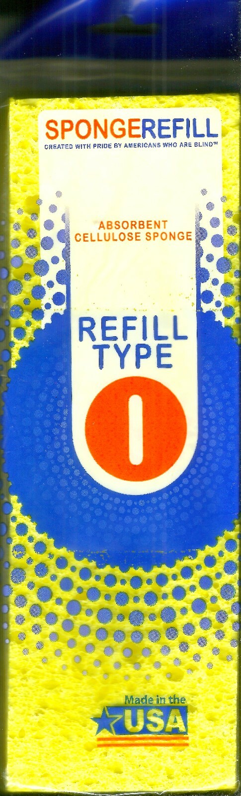 Sponge Mop REFILL TYPE i yellow cellulose squeeze Head butterfly pad 9. ...