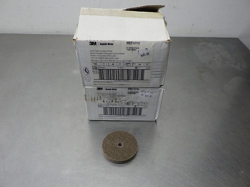 40 NEW! 3M Scotch-Brite 3x1/2x3/8" Cut & Polish Unitized Wheel 03732 | eBay
