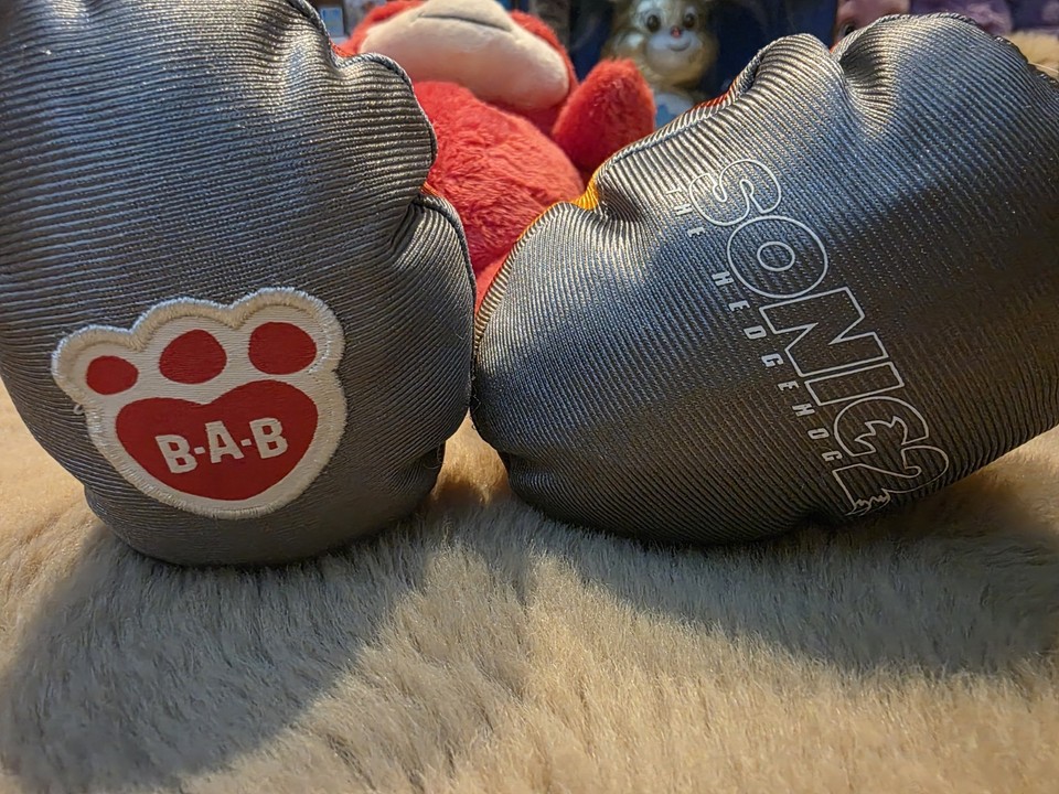 Red Sonic The Hedgehog 2 Knuckles Build A Bear Plush BUILD-A-BEAR 17 ...