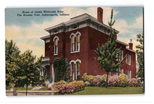 Home of James Whitcomb Riley, The Hoosier Poet, Indianapolis, Indiana ...