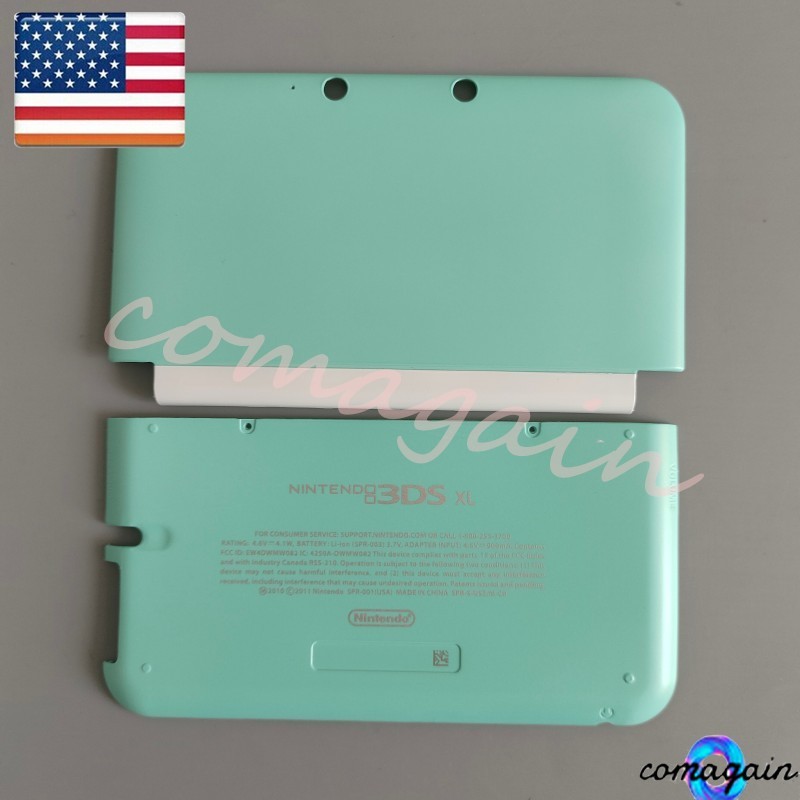 Front + Back Housing Shell Case Cover Replace For Nintendo 3DS XL/LL ...