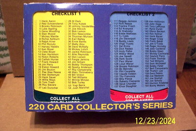 Pacific Trading Cards - 220 Card Baseball Legends Collector's Series ...