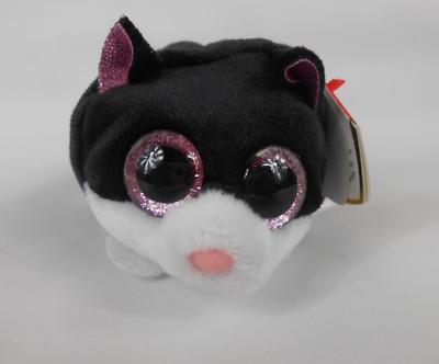 TY Beanie Boos Teeny Tys Cara Black Cat Stackable Plush Stuffed Animal ...