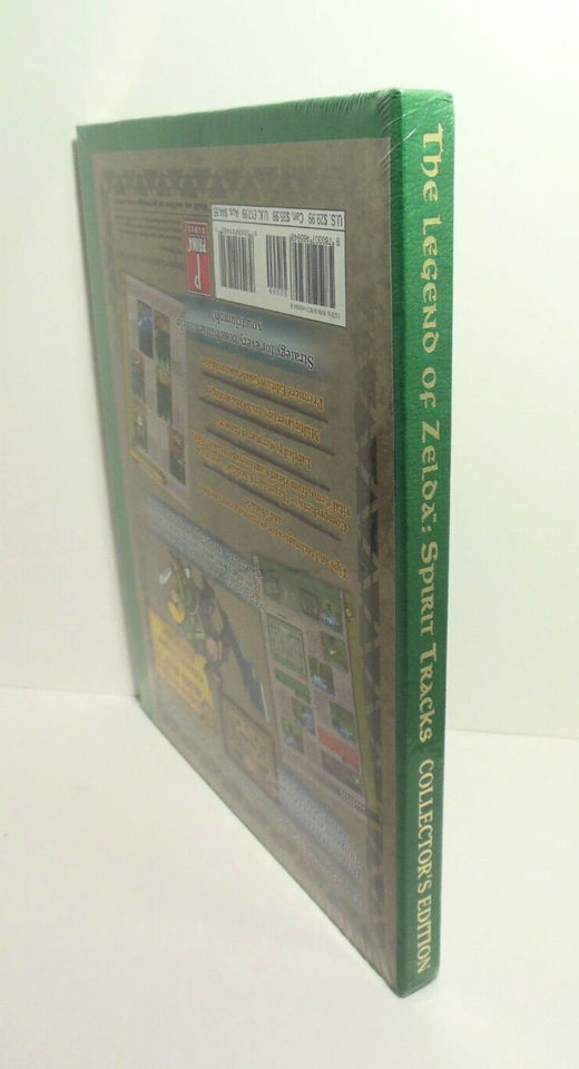 NEW The Legend of Zelda Spirit Tracks Collector's Edition Guide SEALED ...