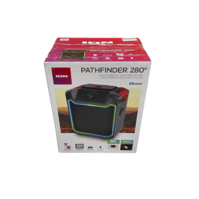 ION Pathfinder 280 120W Portable Wireless All-Weather Speaker - Black ...