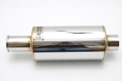 1320 Performance Spoon STYLE SHORT TIP 2.5 INCH MUFFLER FITS EG6 EK9 ...