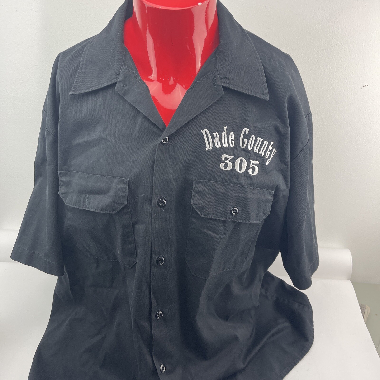 Dickies Miami Dade 305 Embroidered Black Technician B… - Gem