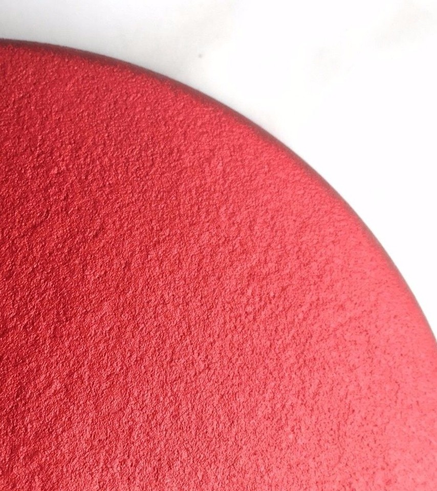 Matte Fine textured / Sandpaper BRIGHT RED Powder Coating Paint, 1Lb ...