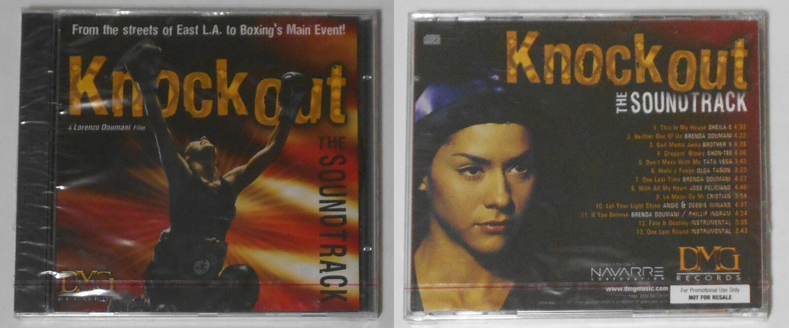 Knockout Soundtrack - sealed U.S. promo cd Brenda Doumani, Sheila E ...