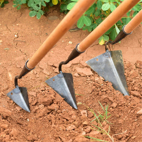 Farm Tools Hoes Triangle Furrow Small Tip Hoe Agricultural Land Turning ...