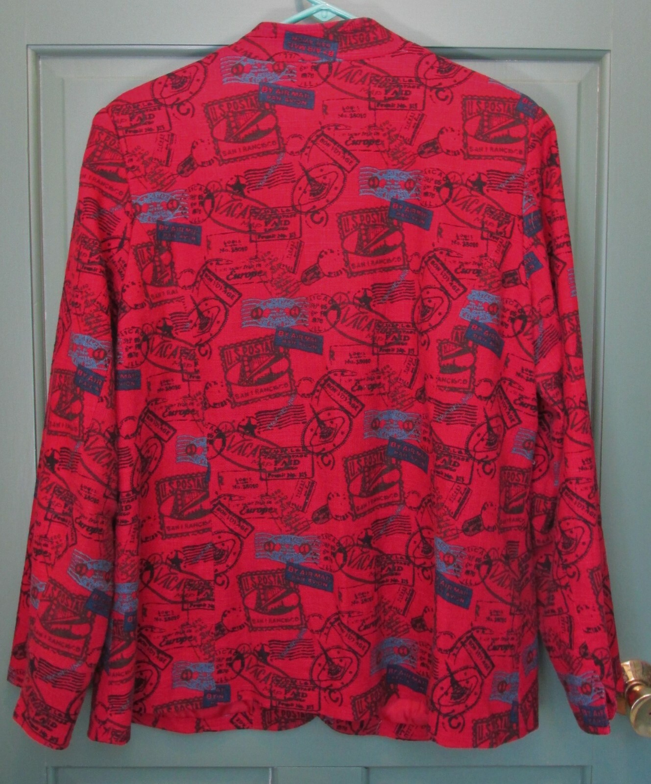Vintage Norm Thompson Women's Linen Blend Lined Red G… - Gem