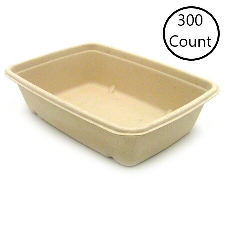 Sabert 36oz. Rectangular Pulp Container, 6" x 9" | 300/Case | eBay
