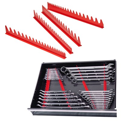Wrench Storage Rack Organizer Sorter 40 Tool Holder Tray Rail Sorter ...