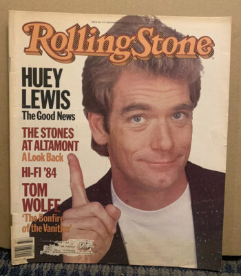 1984 September 13 ROLLING STONE Magazine HEUY LEWIS Great Cover Story ...