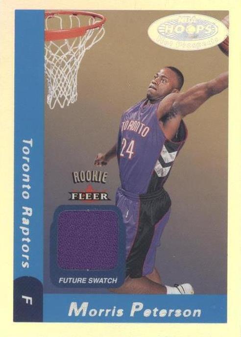 2000-01 NBA Hoops Hot Prospects - Future Swatch Morris Peterson #132 / ...