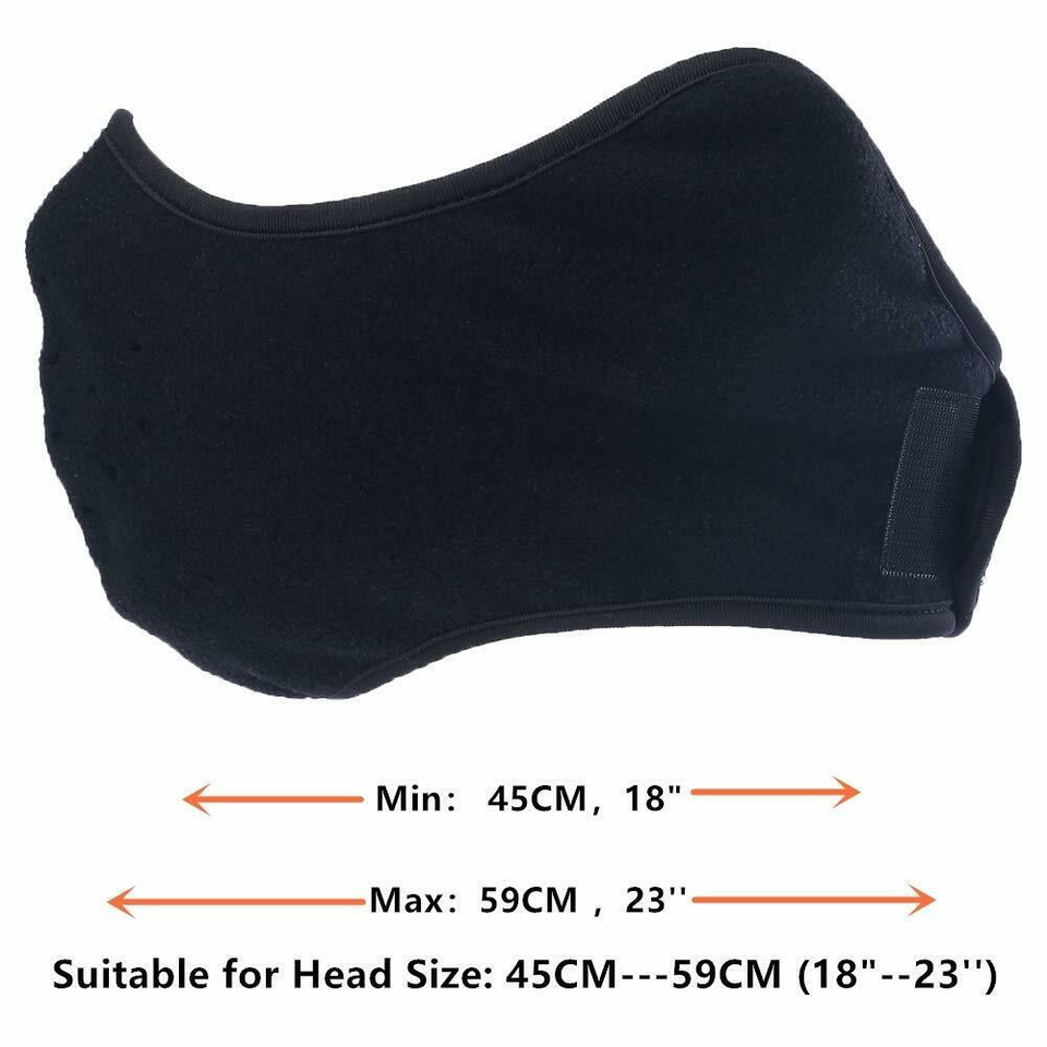 Balaclava Winter Ski Mask Windproof Thermal Fleece Half Face Mask for ...