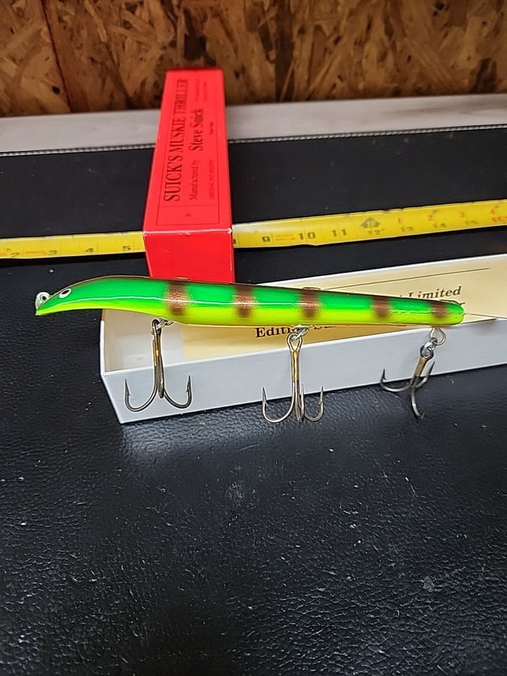 Suick 9" Musky Thriller Limited Edition Lure | eBay