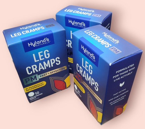 3 PACK, Hylands Leg Cramps PM NIGHTTIME Cramp Relief 50 + 50+50 Tabs ...
