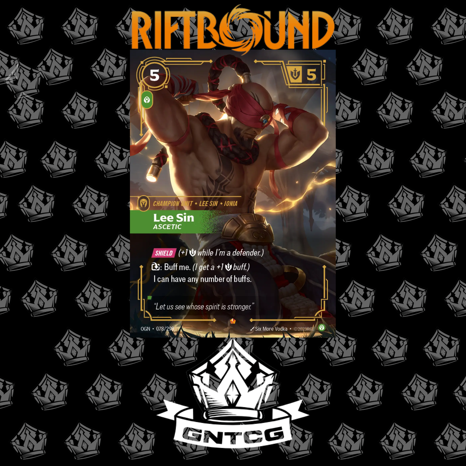 Riftbound - Lee Sin Ascetic - OGN 078 English NM | eBay UK