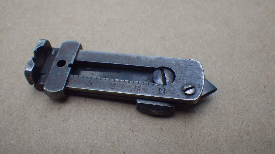 1886 1873 1892 1894 Etc. Winchester Folding Carbine Rear Ladder Sight ...