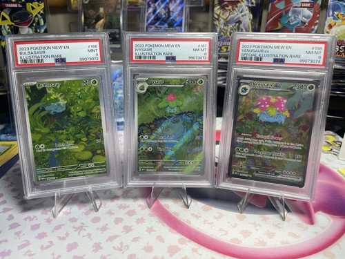 Pokémon 151 Evolution Bulbasaur, Ivysaur, Venusaur PSA 9/8/8 SEQUENTIAL ...