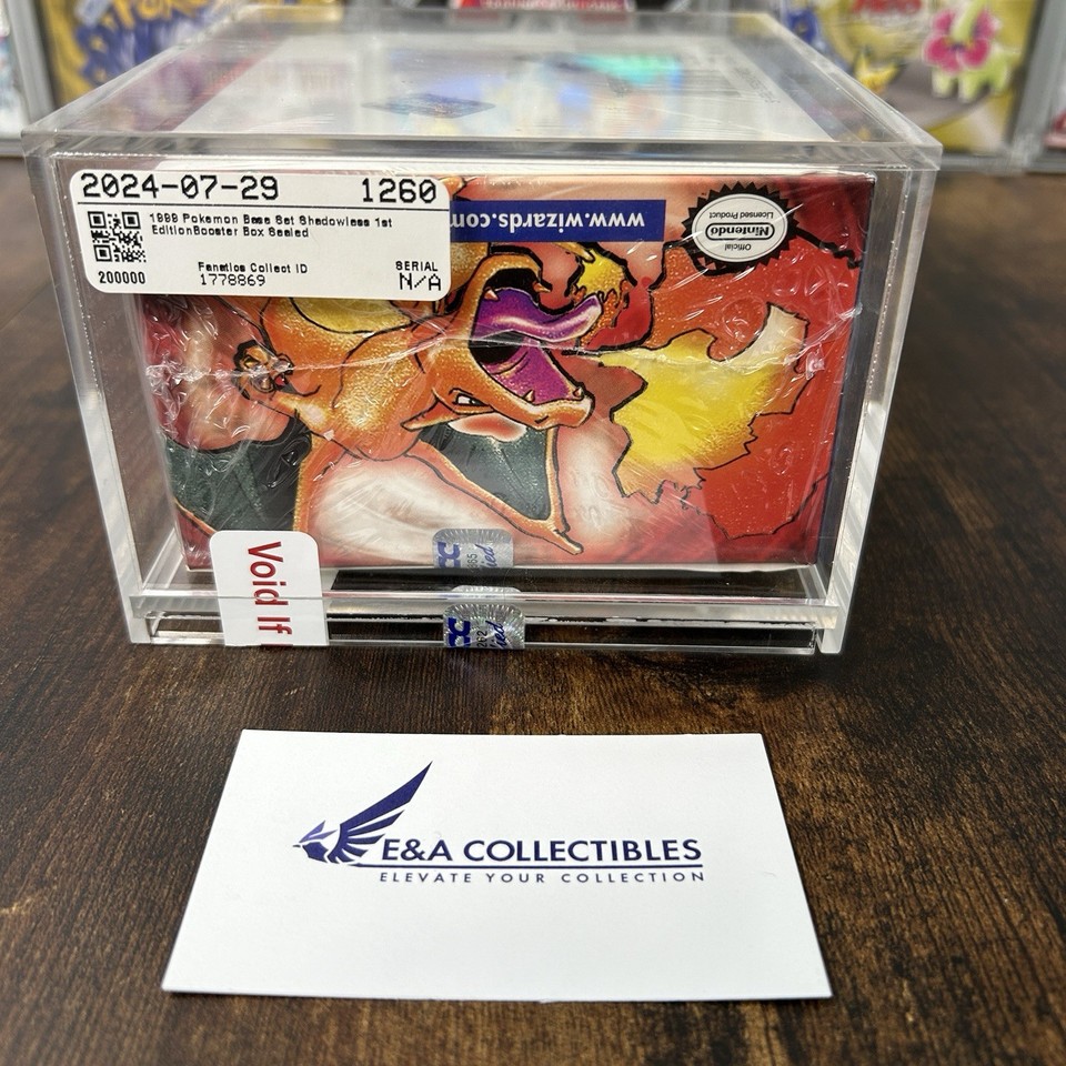 1999 Pokemon 1st Edition Base Set Booster Box Fanatics PWCC ...