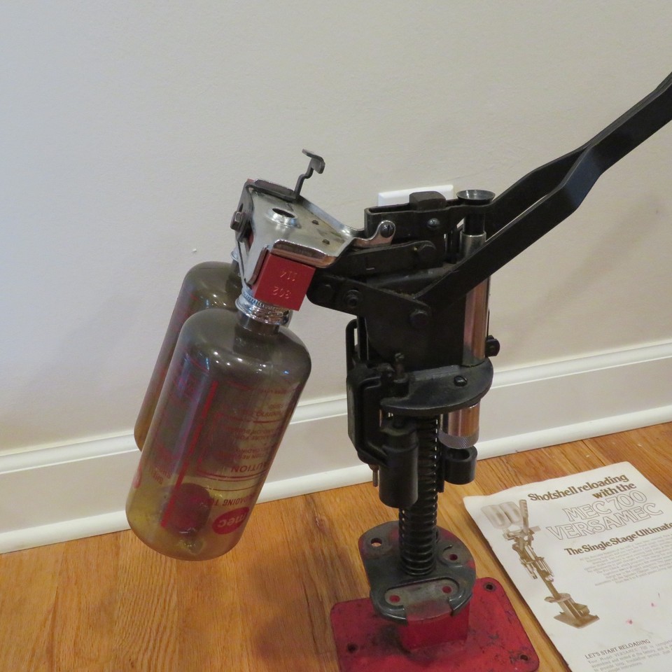 VTG Versamec Mec 700 Manual 20 Ga. Benchtop Shell Reloader With Manual ...