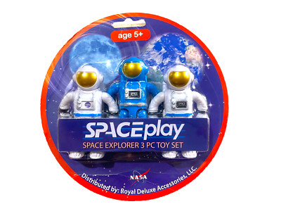 NASA SpacePlay Space Explorer 3 Piece Astronaut Set w/Life Support ...