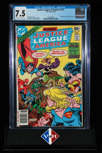 Justice League of America #157 ~ CGC 7.5 ~ Ray Palmer & Jean Loring ...