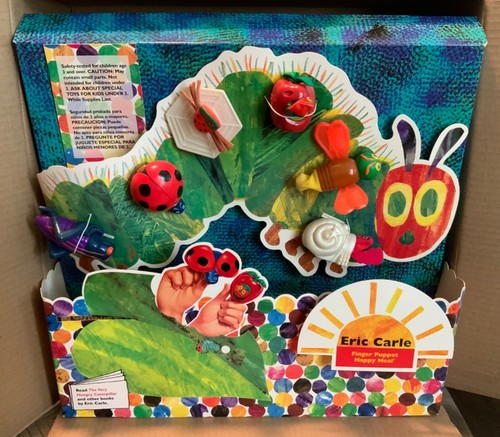 Eric Carle Finger Puppet McDonald’s Happy Meal Display 1996 Complete ...
