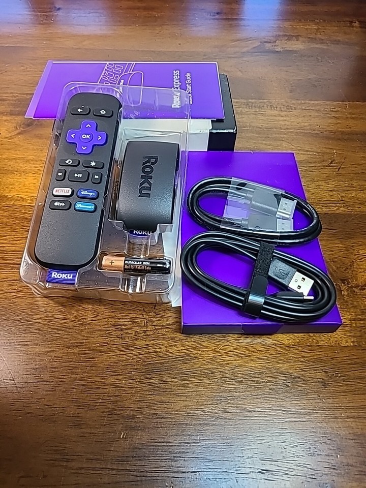 Roku Express 3960RW HD Streaming Device - Black 829610004914| eBay