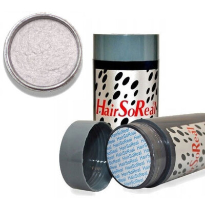 Hair So Real 28g - GREY- Hair Thickening Building Keratin Fibers HSR ...