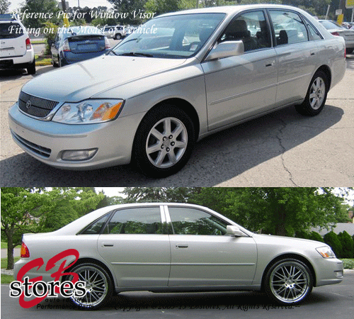 Outside Mount Rain Guards Visor Sun roof Combo 5pc For Toyota Avalon ...