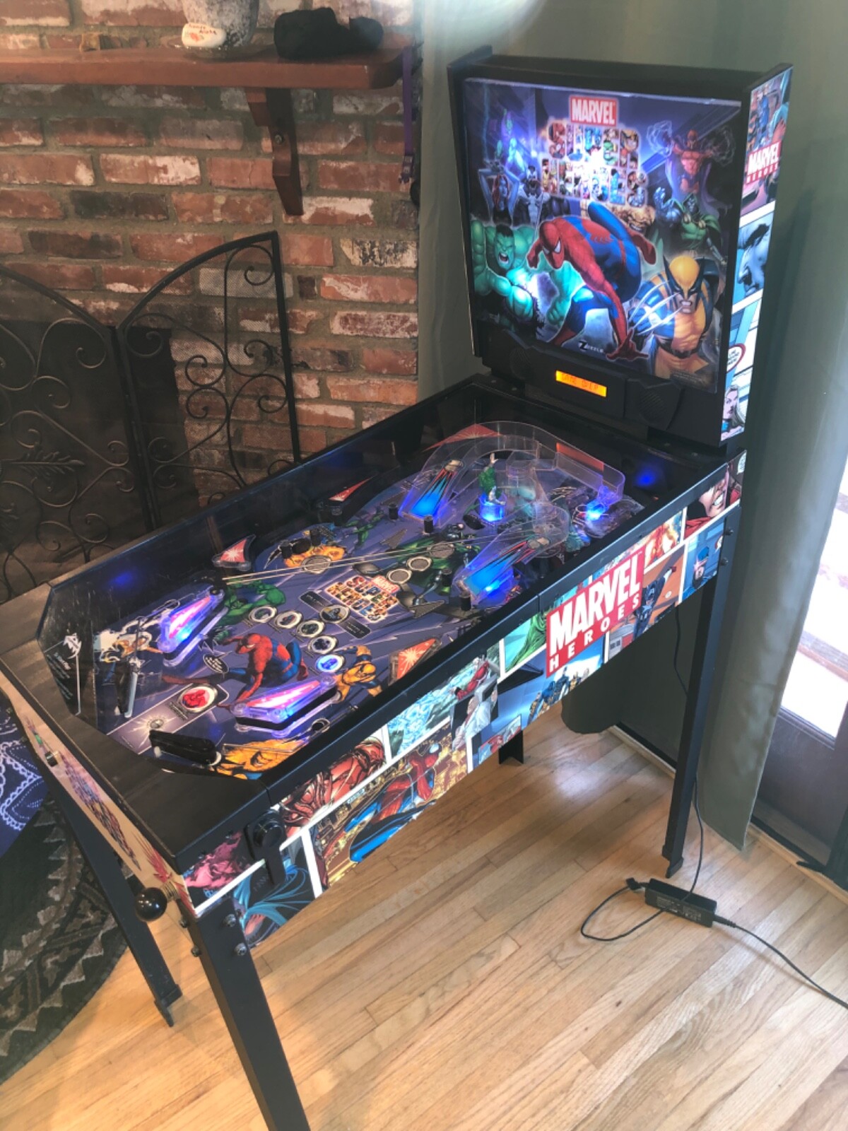 Marvel Super Heroes Pinball Machine 2007 Everything Works Villain ...