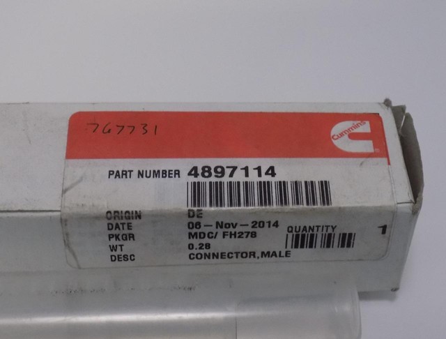 Cummins 4897114 OEM Fuel Injector Connector Tube for sale online | eBay