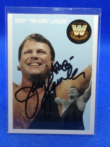 AUTOGRAPH Jerry "The King" Lawler 2006 Topps WWE Heritage Legend #83 | eBay