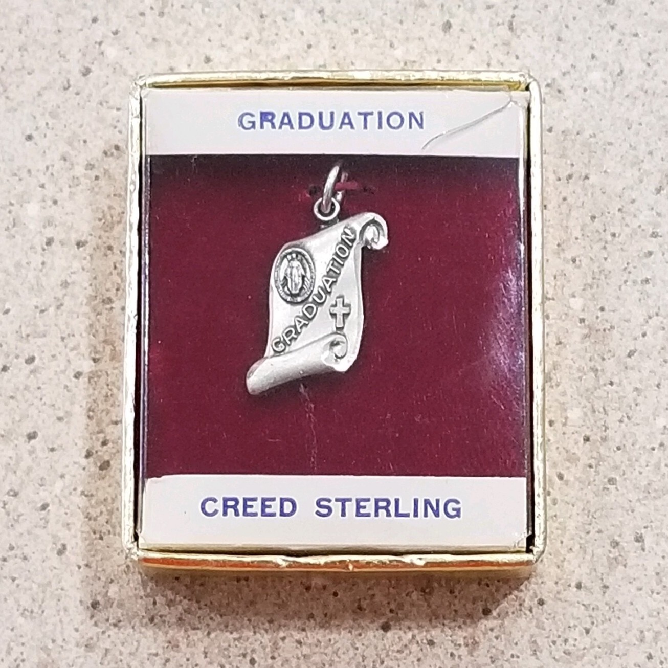 Vintage Creed Sterling Silver Co Graduation Pendant C… - Gem