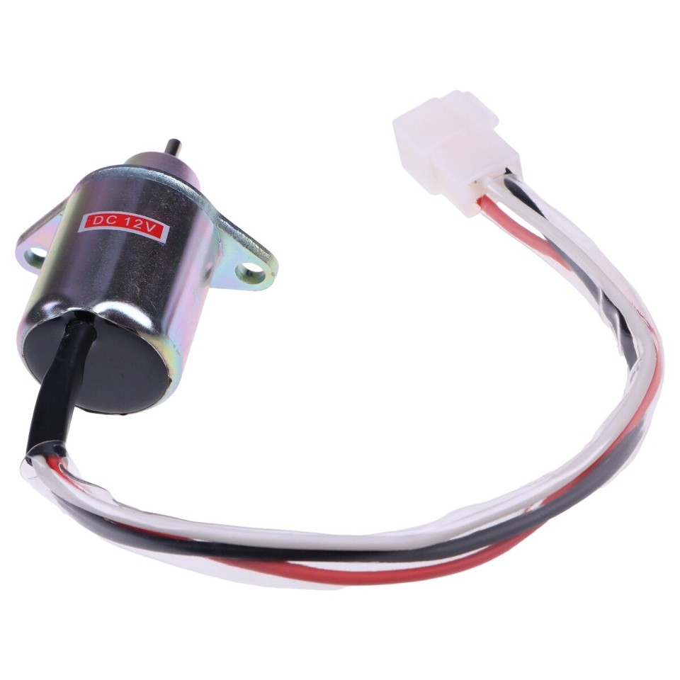 New Fuel Shutoff Solenoid 119653-77950 for Yanmar 4TNV94 1503ES ...