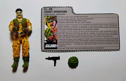 Claymore V1 Special Mission Brazil 100% Complete G.I. Joe 1986 Hasbro ...