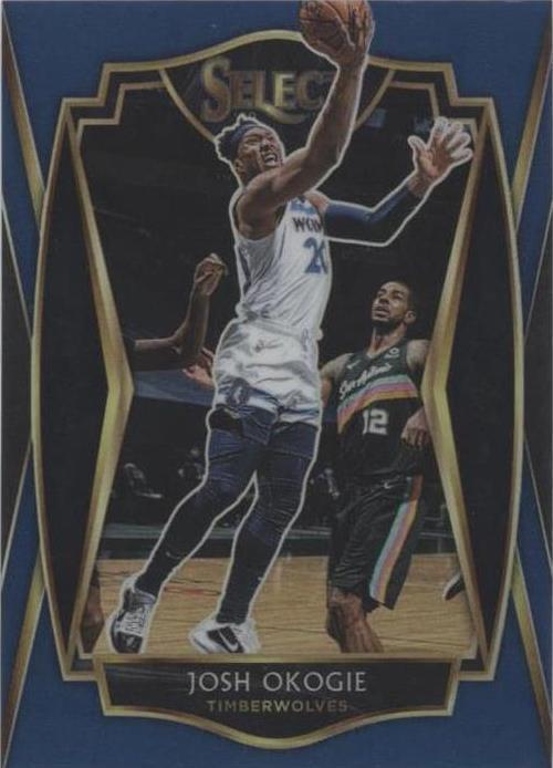 2020-21 Panini Select - Premier Level Josh Okogie #144 Blue Prizm for ...