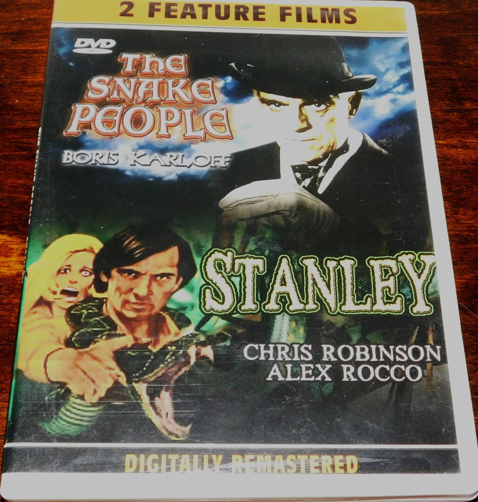 Snake Double Feature DVD - Boris Karloff 's "SNAKE PEOPLE" & "STANLEY ...