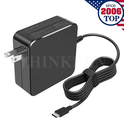 Genuine 65W Type C USB C AC Charger Adapter for Asus/Lenovo/HP/ACER/MSI ...